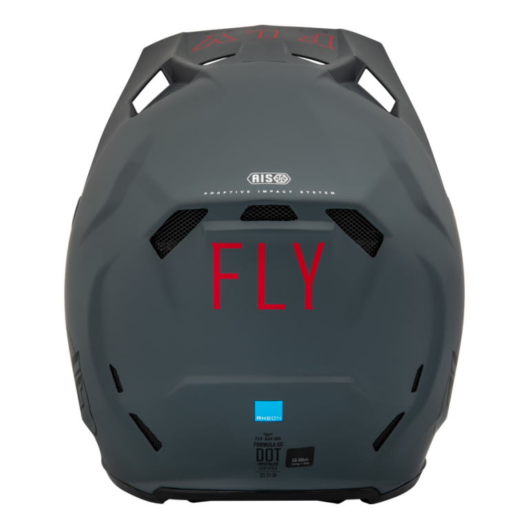 Casco Fly Racing Formula CC Centrum Matte Grey/Black/Red - Vini