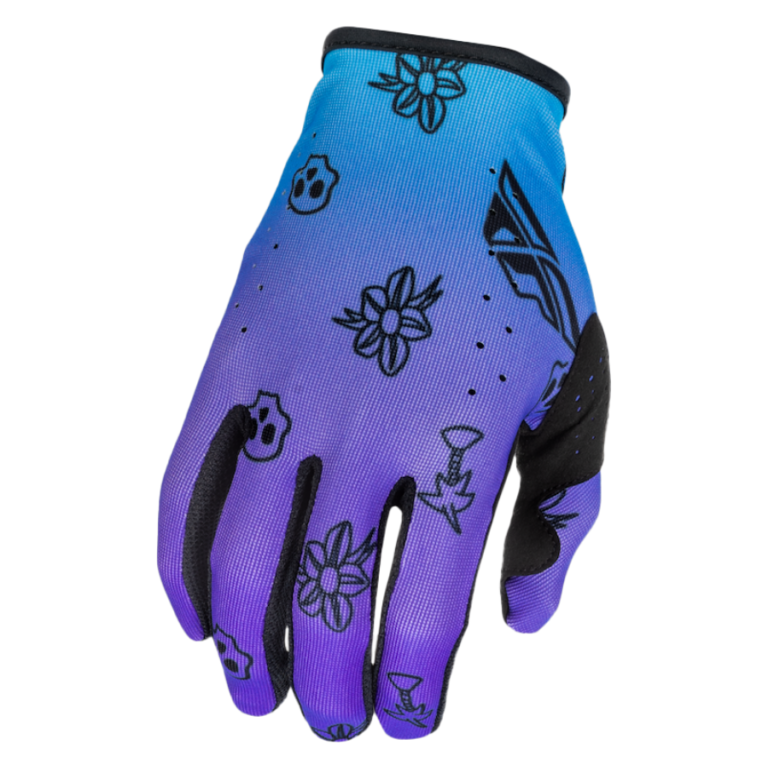 Guantes Fly Racing Lite Outline Purple/Blue - Vini